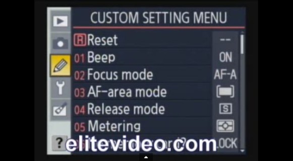 Nikon D60 Settings